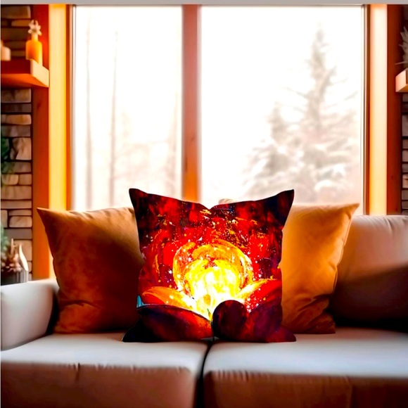 Andrew Sechin art | Accents | Coach Cushion | Poshmark